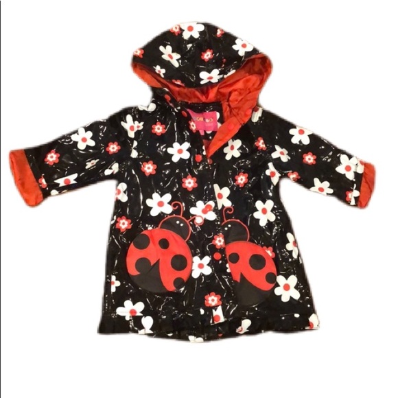 Jackets & Coats | Toddler Raincoat Ladybug Red And Black | Poshmark